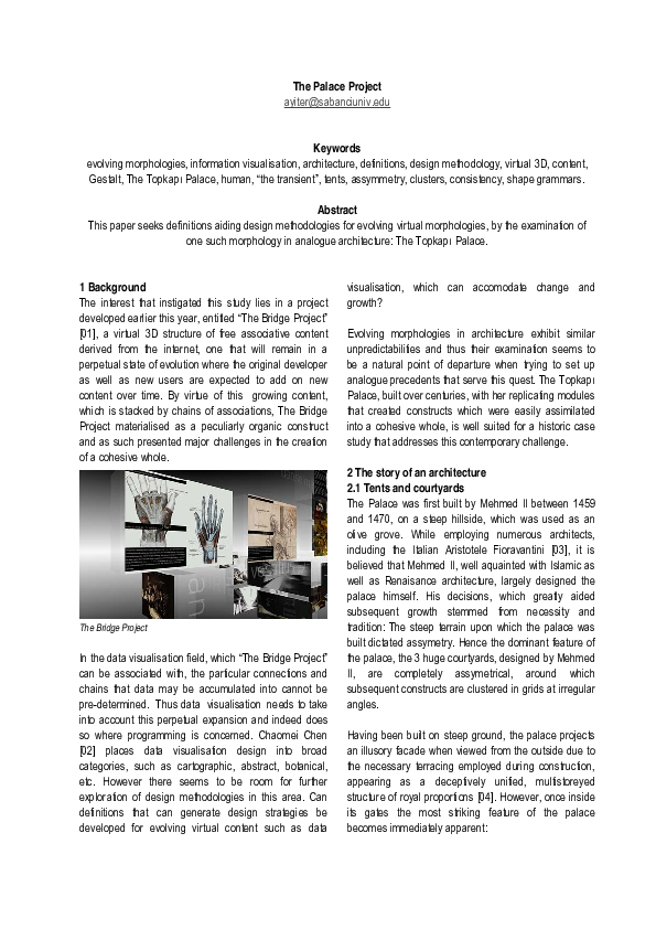 (PDF) The palace project