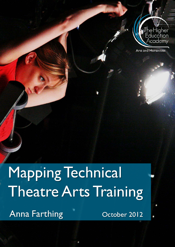 (PDF) Mapping Technical Theatre Arts Training - a report for the Higher ...