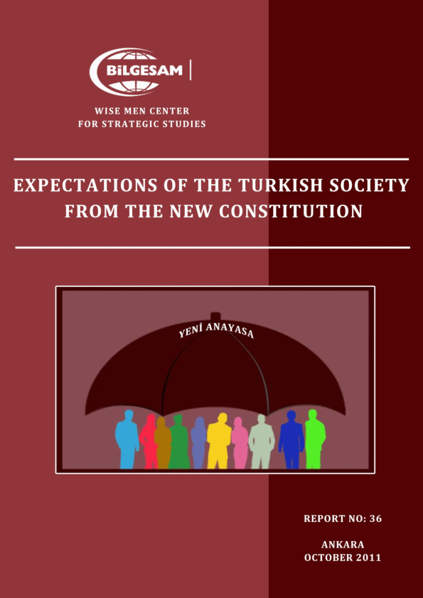 (PDF) Expectations of the Turkish Society from the New Constitution