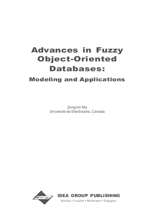 (PDF) Fuzziness in Existing Orthogonal Persistence Interfaces and Systems