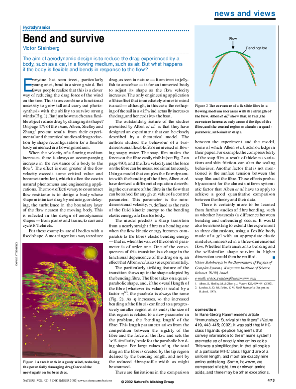 (PDF) Bend and Survive