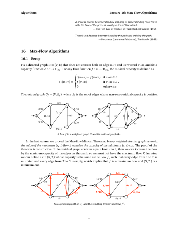 Pdf Maximum Flow Algorithms And Applications