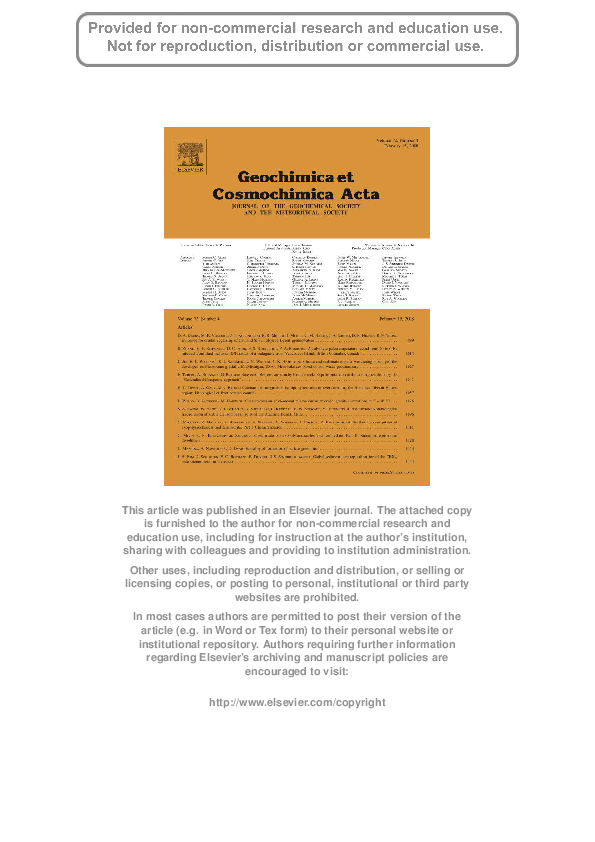 (PDF) The noble gas geochemistry of natural CO 2 gas reservoirs from ...