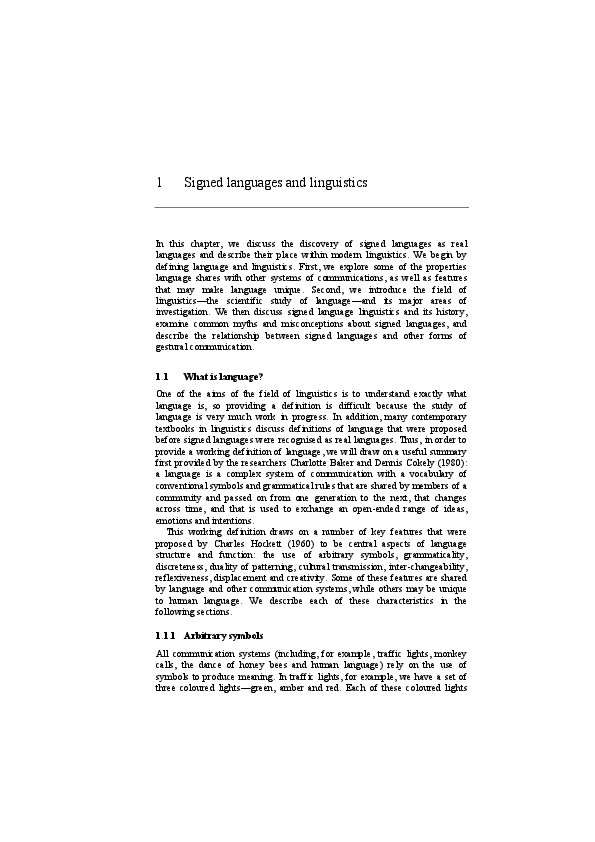 (PDF) Australian Sign Language (Auslan): An introduction to the ...