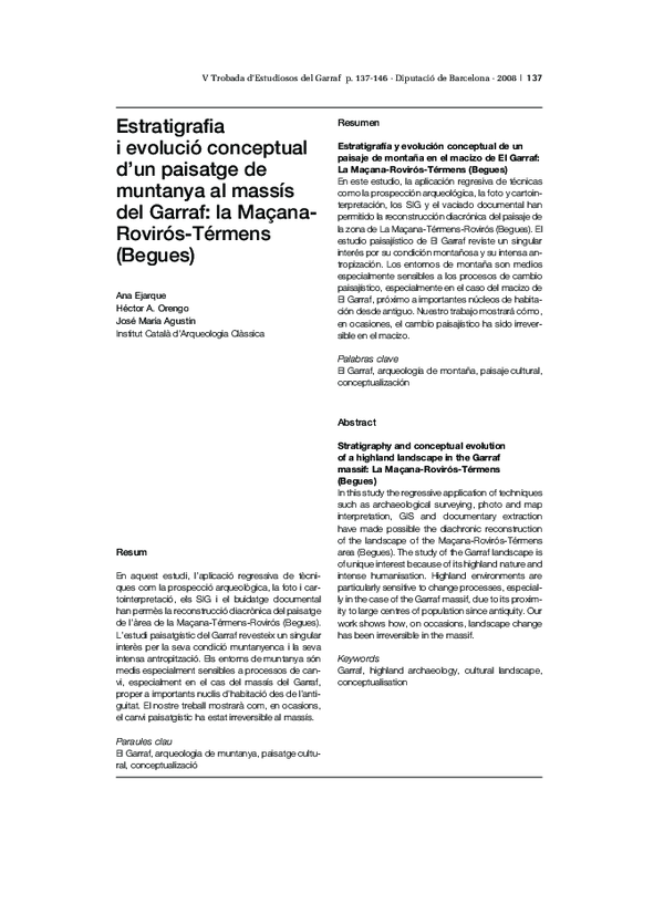(PDF) Estratigrafia i evolució conceptual d’un paisatge de muntanya al ...