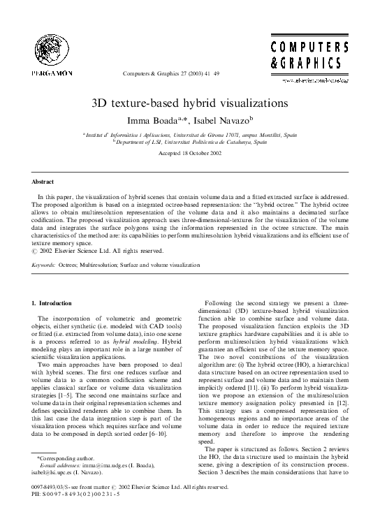 (PDF) 3D texture-based hybrid visualizations