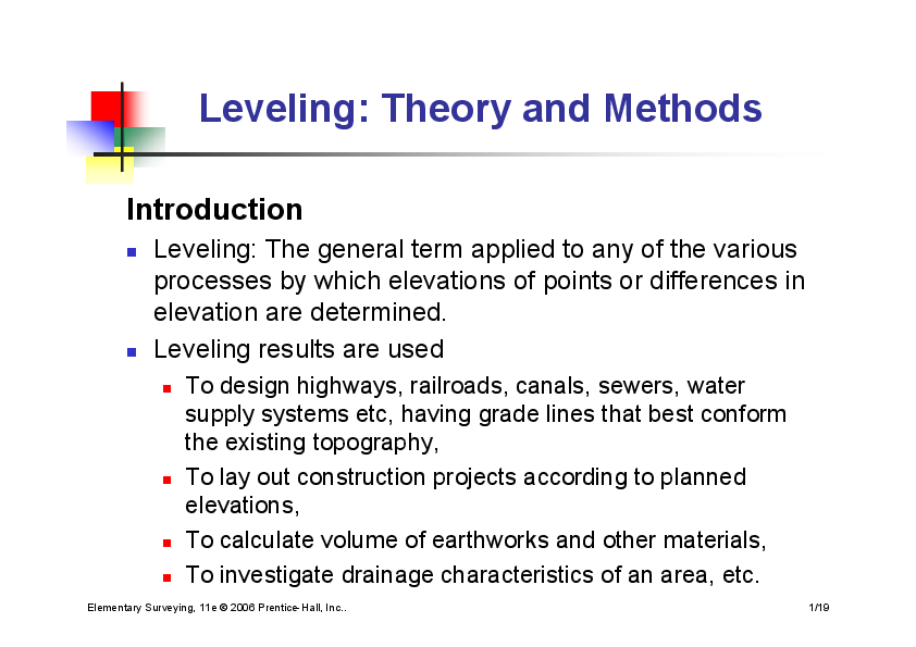 (PDF) Leveling:Theory and Method