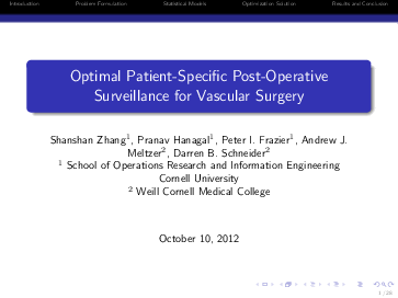 (PDF) Optimal Patient-specific Post-operative Surveillance for Vascular ...