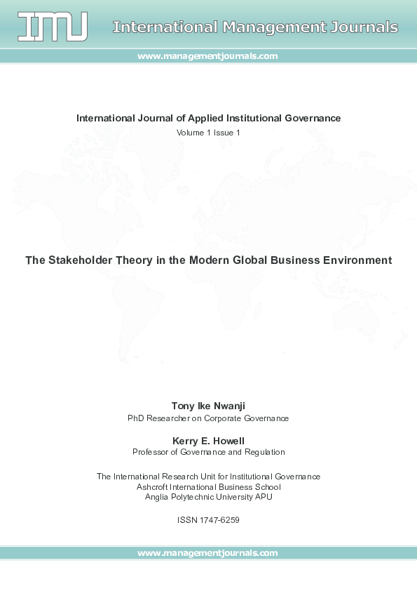 (PDF) International Management Journals