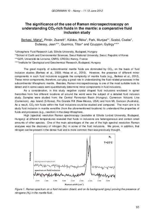(PDF) The significance of the use of Raman microspectroscopy on ...