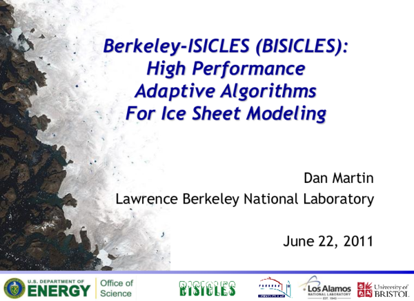 (PDF) BISICLES AMR ice-sheet model talk CESM meeting Breckenridge CO