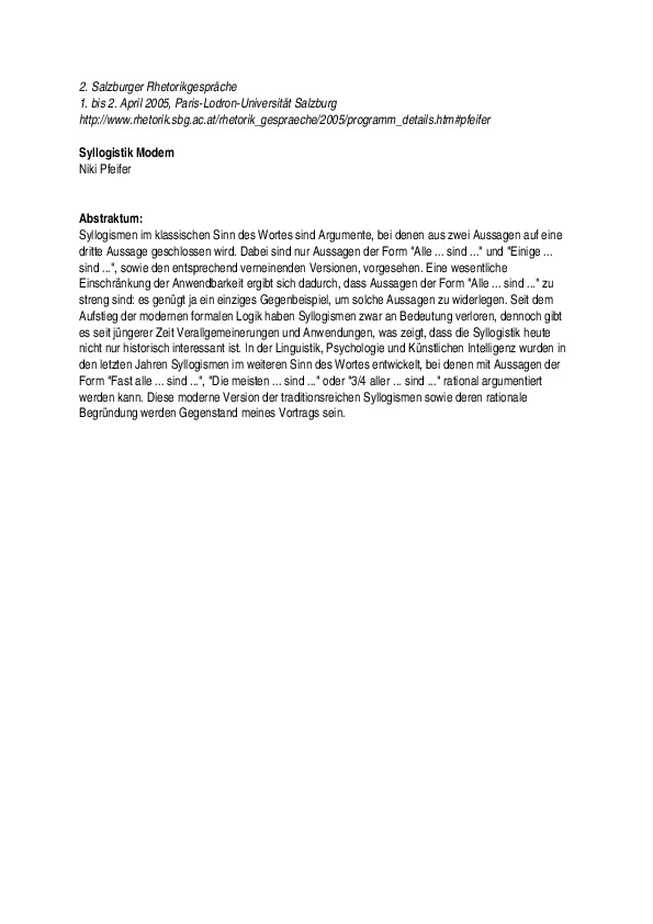 (PDF) Syllogistik Modern
