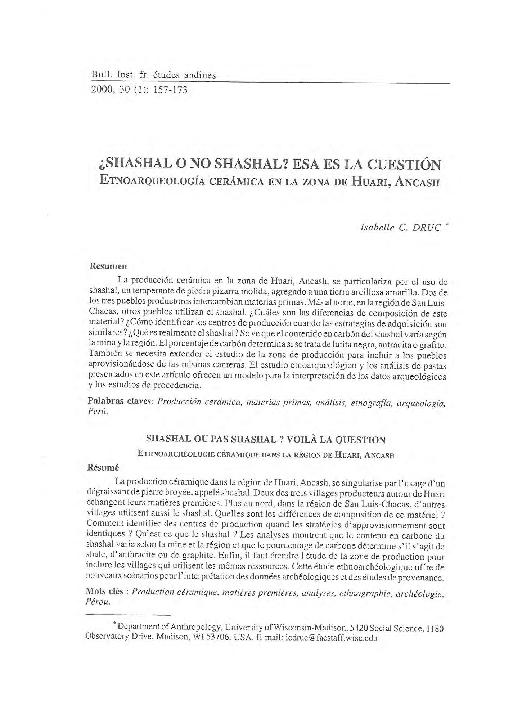 (PDF) Shashal o no Shashal? esa es la cuestión: etnoarqueología ...