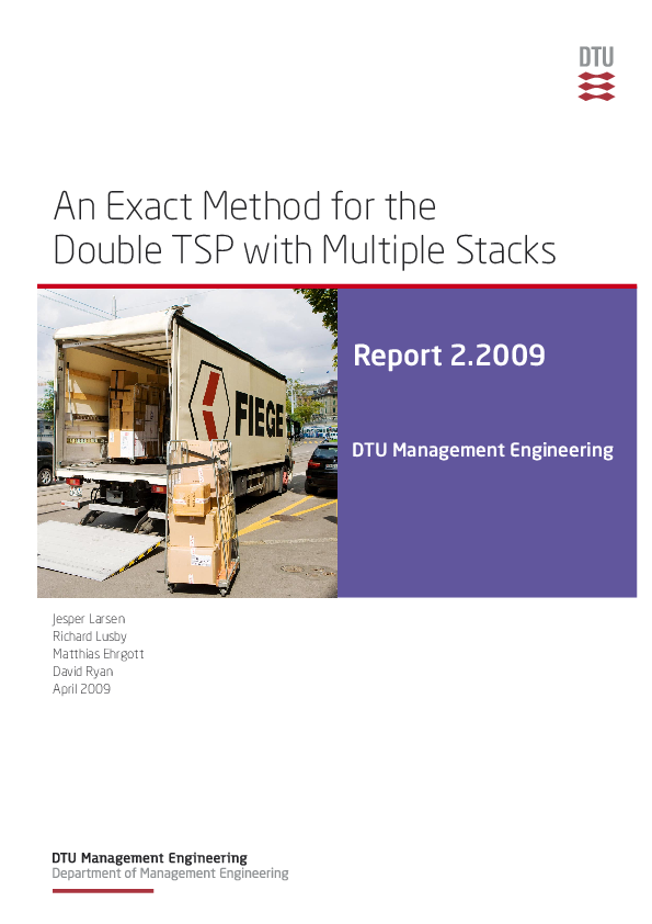 (PDF) An exact method for the double TSP with multiple stacks