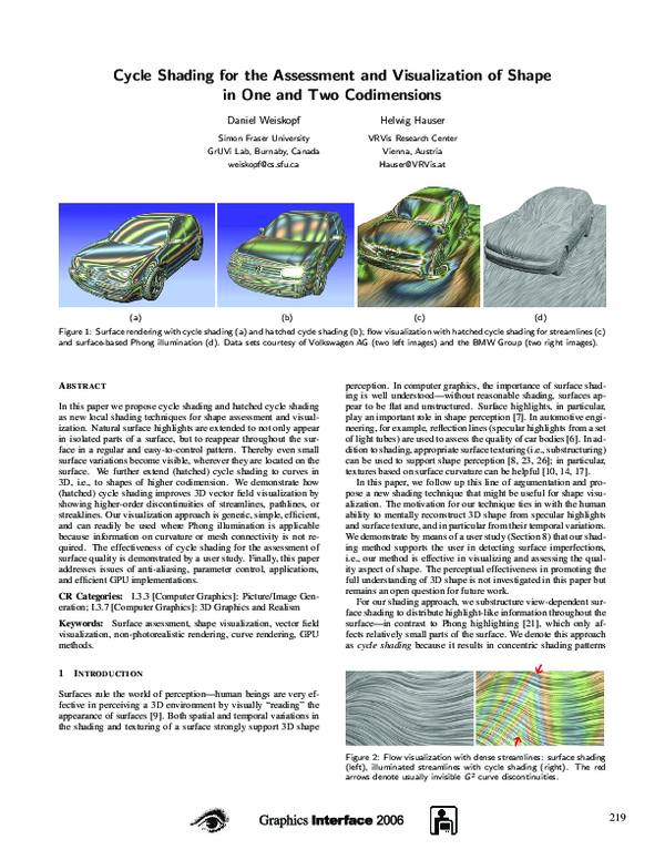 (PDF) Cycle shading for the assessment and visualization of shape in ...