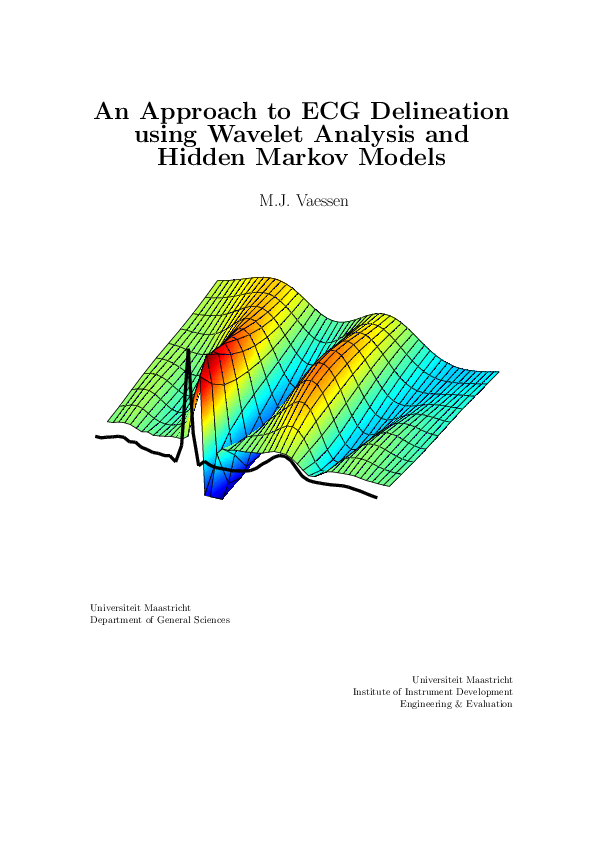 Pdf An Approach To Ecg Delineation Using Wavelet Analysis And Hidden Markov Models Maarten