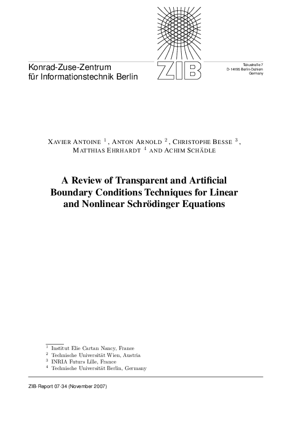 (PDF) A review of transparent and artificial boundary conditions ...
