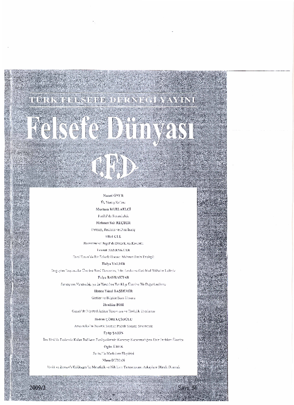 (PDF) GETTİER VE BİLGİDE ŞANS UNSURU - Gettier and Luck Component in ...