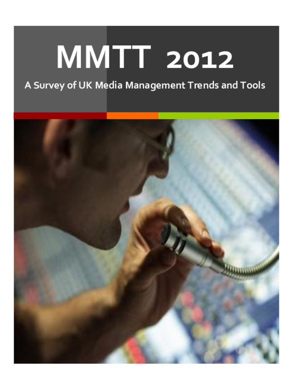 (PDF) Media Organisations : Media Management Trends & Tools