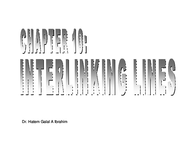 (PDF) INTERLINKING LINES