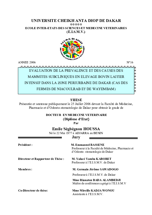 (PDF) UNIVERSITE CHEIKH ANTA DIOP DE DAKAR