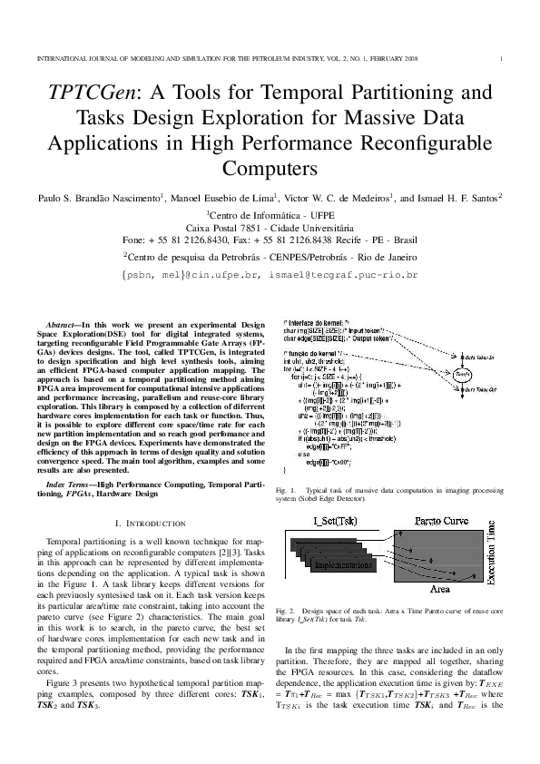 Pdf Tptcgen A Tools For Temporal Partitioning And Tasks Design