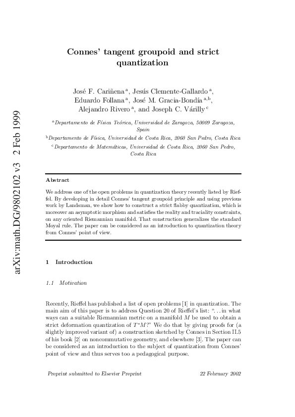 (PDF) 9802102 Tangent Groupoid and quantization gzip