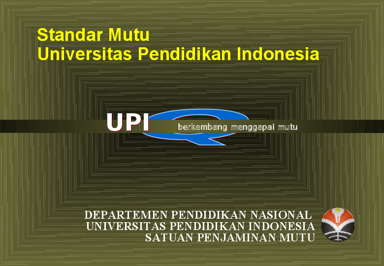 (DOC) STANDAR MUTU UPI
