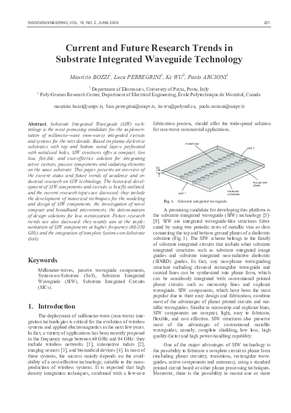 (PDF) Current and Future Research Trends in Substrate Integrated ...