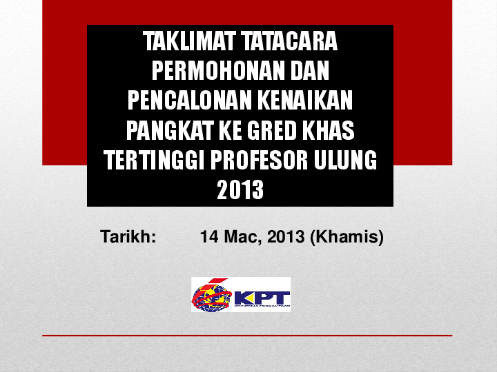 (PDF) Panduan dan Tatacara Permohonan/ Pencalonan Kenaikan Pangkat Ke ...