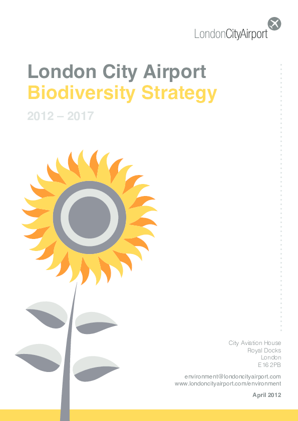(PDF) London City Airport Biodiversity Strategy