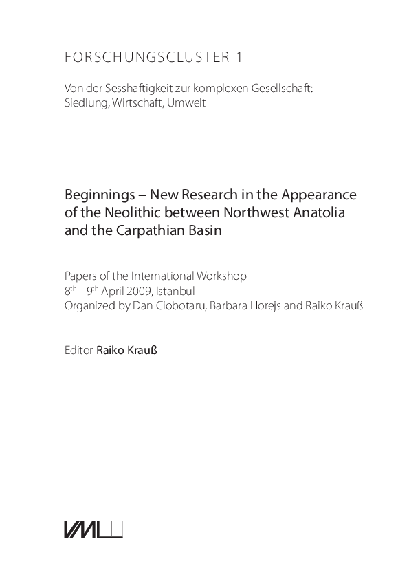 (PDF) Neolithic Stamps and the Neolithization Process. A Fresh Look at ...