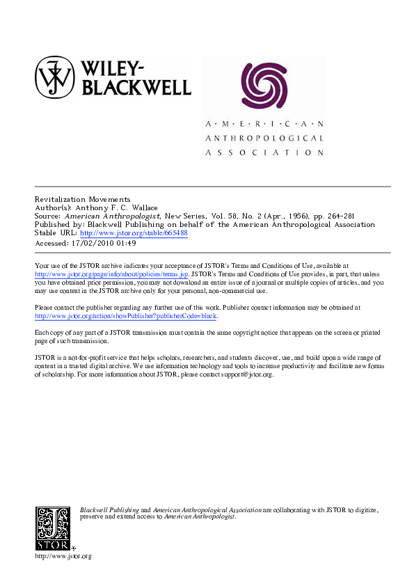 (PDF) Revitalization Movements