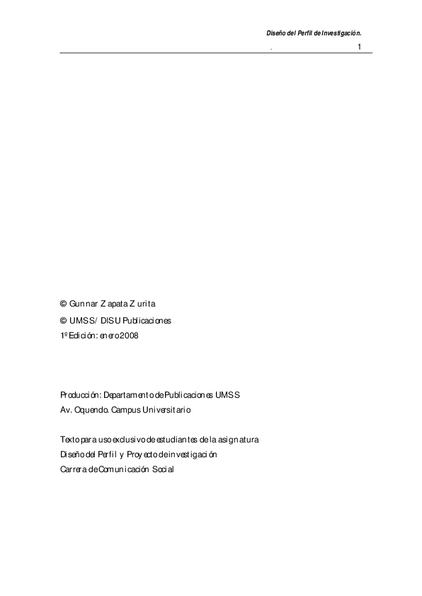 (PDF) Diseno del Perfil y Proyecto de Investigacion