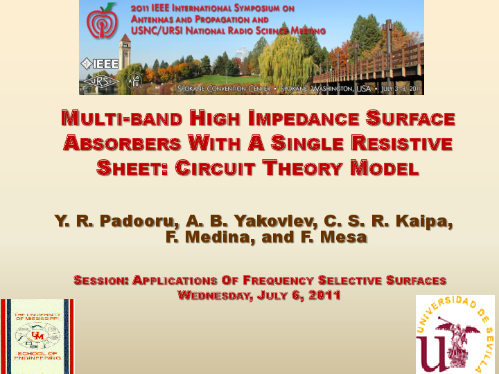 (PDF) Multi-band high-impedance surface absorbers with a single ...
