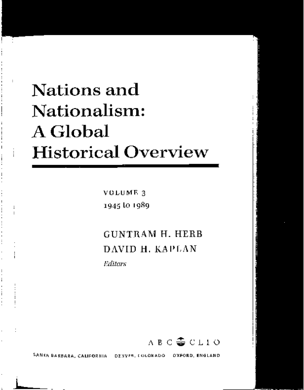 (PDF) “Nigerian Nationalism in the Post-Colonial Period” in David ...