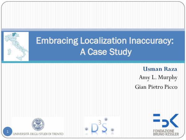 (PDF) Embracing Localization Inaccuracy - A Case Study