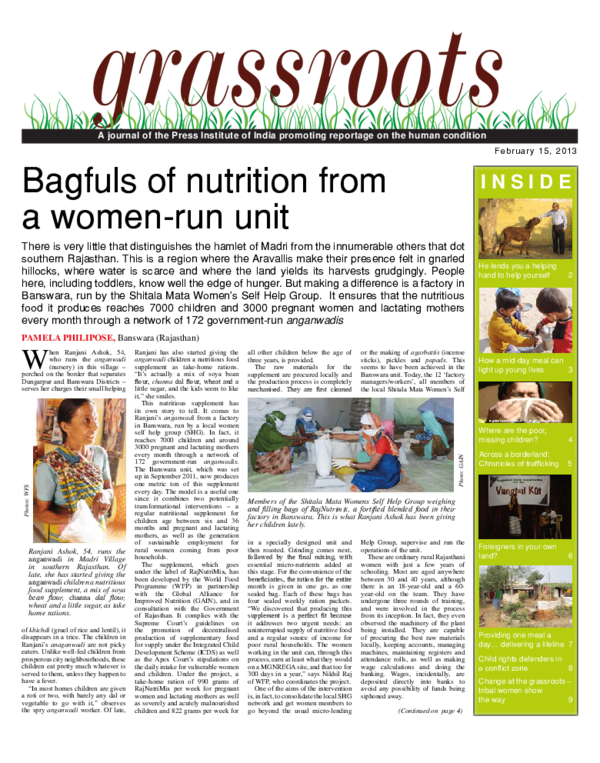 (PDF) Grassroots, February, 2013. A journal of the Press Institute of ...