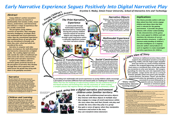 (PDF) Early narrative experience: positive segue to narrative gameplay ...