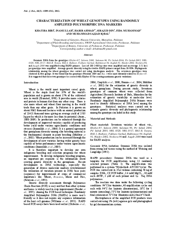 (PDF) Genetics