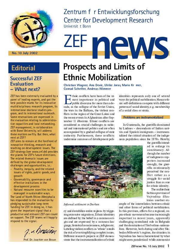 (PDF) Prospects and Limits of Ethnic Mobilization
