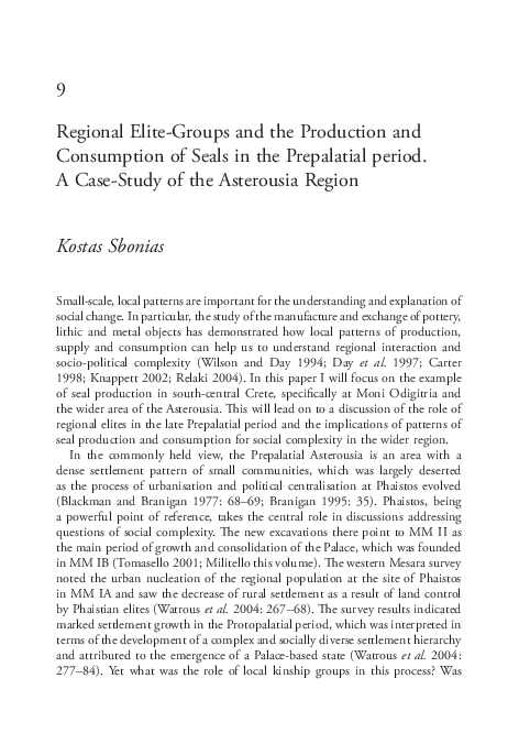(PDF) Regional Elite-Groups and the Production and Consumption of Seals ...