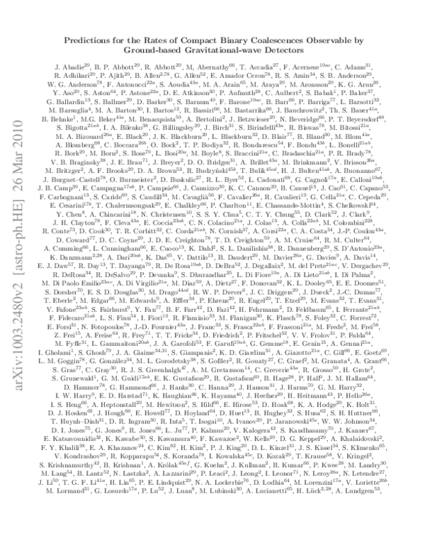 Pdf Parameter Estimation For Compact Binary Coalescence Signals With