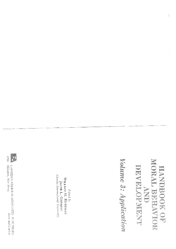 (PDF) Moral balance A model for moral choice