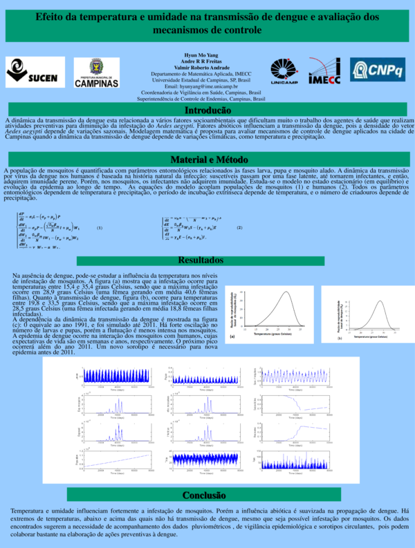 (PDF) Efeito da temperatura e umidade na transmissão de dengue e ...