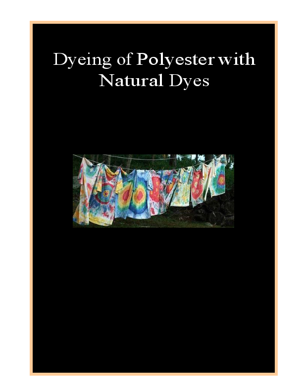 (PDF) Dyeing of Polyester with Natural Dyes