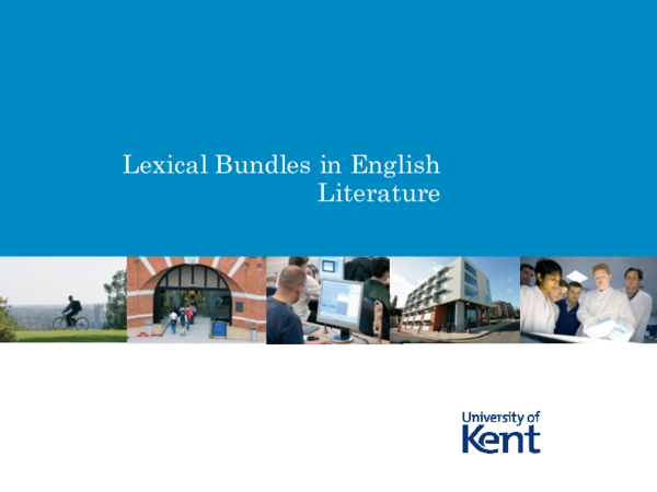 (PDF) Lexical Bundles in English Literature