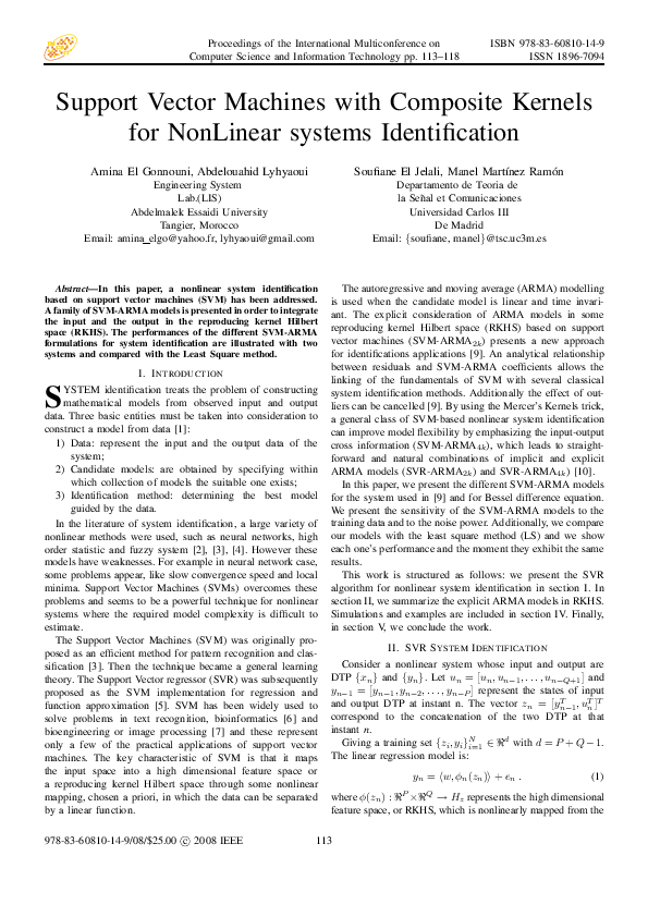 (PDF) Support vector machines with composite kernels for nonlinear ...