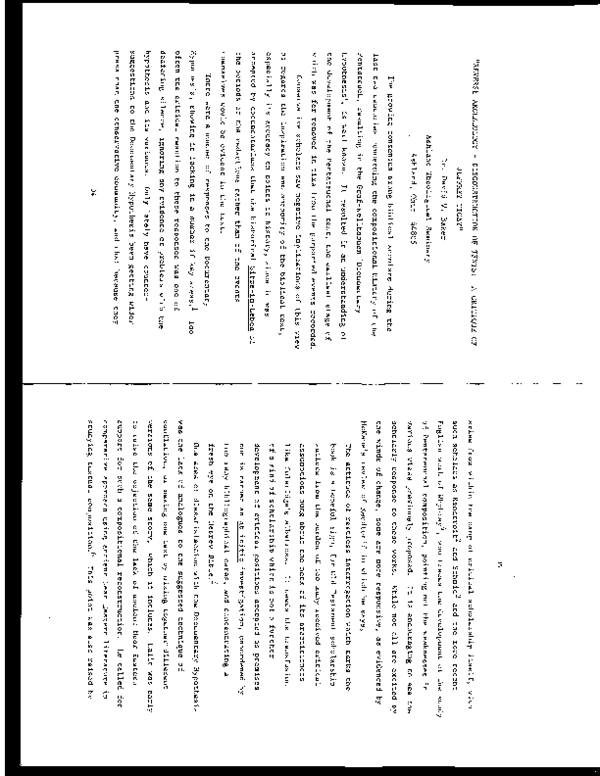 (PDF) Reverse Archaeology - Disconstruction of Texts: A Critique of ...