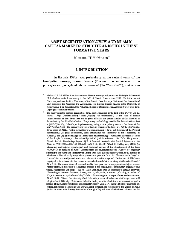 securitization accounting example